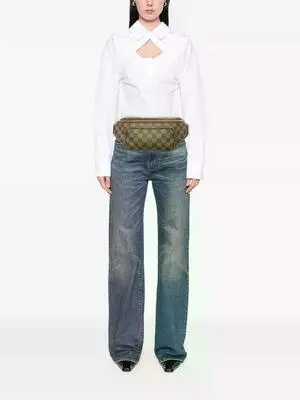 LOUIS VUITTON Damier Ebene Melville Belt Bag