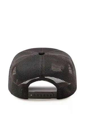 Y3 Logo Embroidered Trucker Cap - Black
