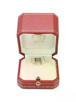 Cartier 18k White Gold Love Ring - Silver