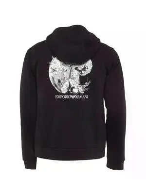 Emporio Armani Zip-fastening Hoodie With Drawstring Hood