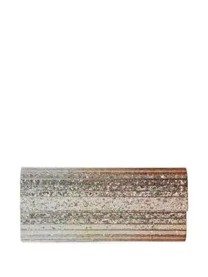 JIMMY CHOO Sweetie Glitter-effect Clutch Bag