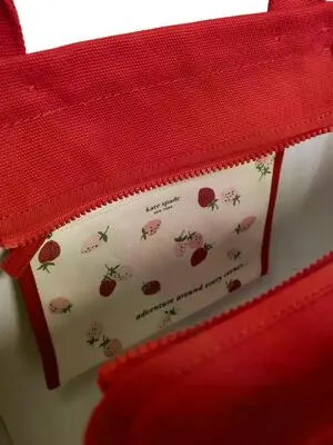 Kate Spade New York Tote Bag With Strawberry Motif