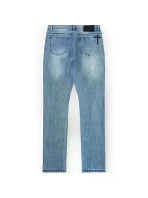 RtA RTA Bryant Distressed Skinny Jeans Blue