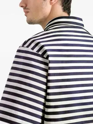 Dolce & Gabbana Striped Cotton Polo Shirt