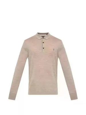 ALLSAINTS Mode Long-sleeved Polo Shirt