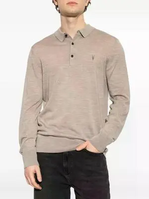 ALLSAINTS Mode Long-sleeved Polo Shirt