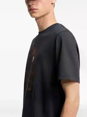 Moncler Down Jacket Print Cotton T-shirt