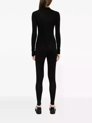 Yohji Yamamoto Jersey Shirt Collar Long Sleeve Jumpsuit