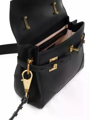 Balmain 23 B-buzz Leather Tote Bag