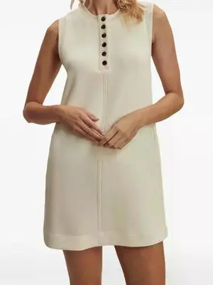 Varley Elba Button-up Sleevelees Mini Dress