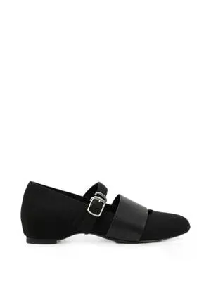 Yohji Yamamoto Strap Ballet Flats - Black