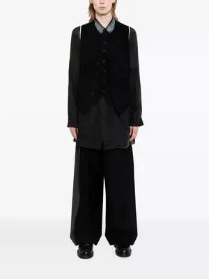 Yohji Yamamoto U-asymme Collar Vest