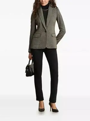 Ralph Lauren Herringbone Single-button Blazer