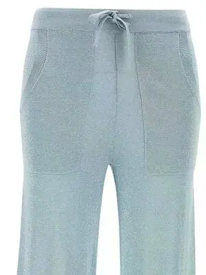KANGRA Drawstring-waist Knitted Trousers
