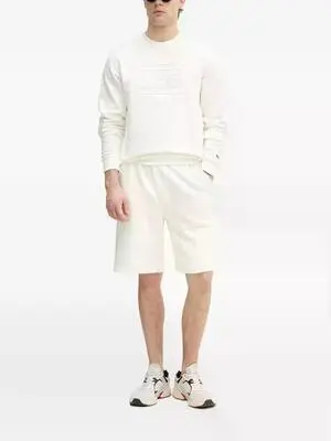 Lacoste Logo-patch Track Shorts - Neutrals