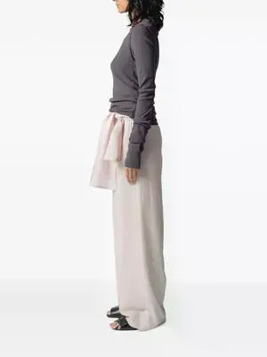 MULLER OF YOSHIOKUBO Layered-effect Long-sleeve T-shirt - Grey