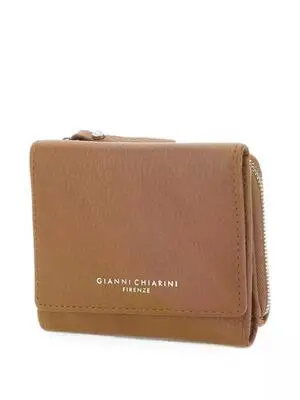 GIANNI CHIARINI Grain Pebbled Leather Wallet