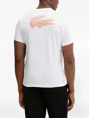 Lacoste Logo-patch Performance T-shirt - White