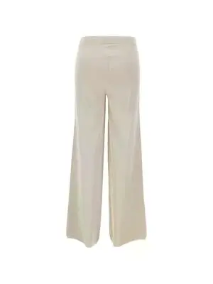 KANGRA Ribbed-edge Palazzo Pants