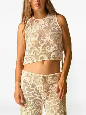 JBQ Bimini Cropped Top - Neutrals