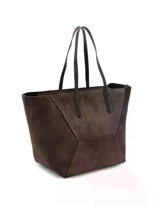 Brunello Cucinelli Suede Tote Bag - Brown