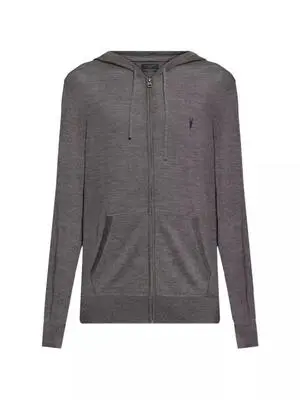 ALLSAINTS Zipped Hoodie - Grey