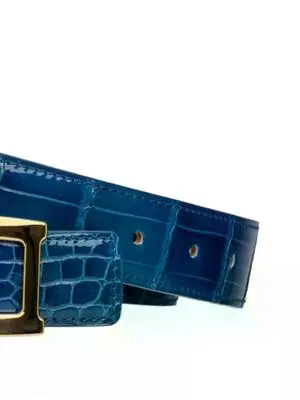 KWANPEN Gallery Crocodile-effect Glazed Belt