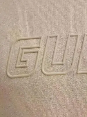 Guess Logo Embossed Raglan-sleeve Sweater