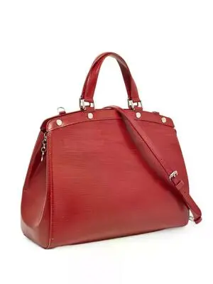 LOUIS VUITTON Large Brea Épi Handbag - Red