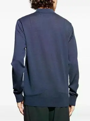 ALLSAINTS Buttoned Logo-embroidery Sweater
