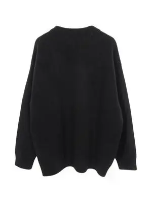Celine Wool Logo Print Oversized Sweater