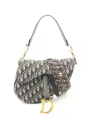 Dior Saddle Two-way Handbag - Blue