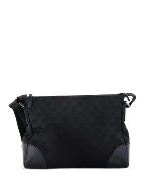 Gucci Messenger Bag Gg Canvas Small Crossbody - Black