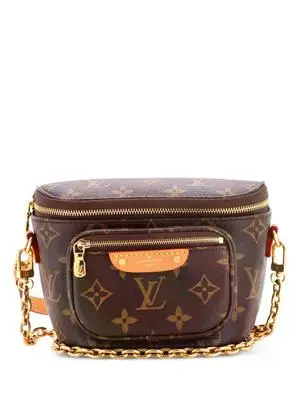LOUIS VUITTON Monogram Canvas Mini Belt Bag - Brown