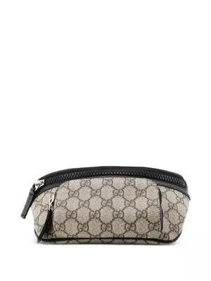 Gucci Gg Coated Canvas Medium Belt Bag - Black