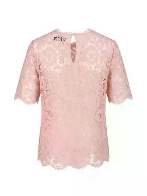 Valentino Garavani Lace Blouse - Pink