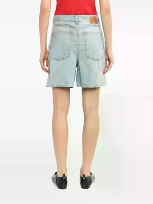 GANNI Patch-pocket Denim Shorts