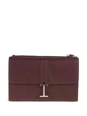 TOM FORD Leather Shoulder Bag - Red