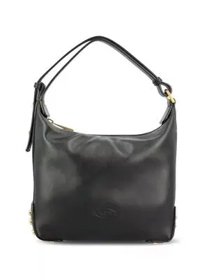TOD'S Mini Stud-embellished Leather Tote Bag - Black