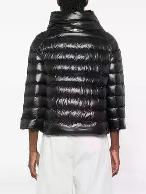 Herno Quilted High-neck Jacket - Black