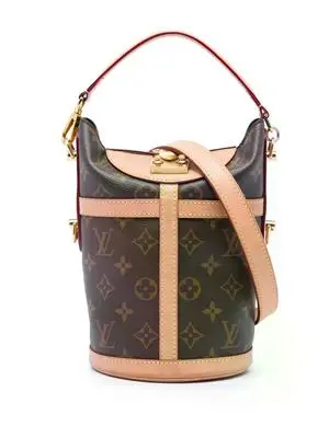 LOUIS VUITTON 2020 Monogram Duffle Bucket Bag - Brown