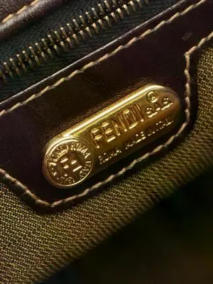 Fendi Zucca Canvas Handbag Tote