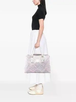 LOUIS VUITTON 2008 Monogram Tahitienne Cabas Gm Tote Bag - Pink