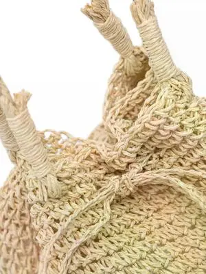 BILLABONG Crochet Knit Drawstring Shoulder Bag