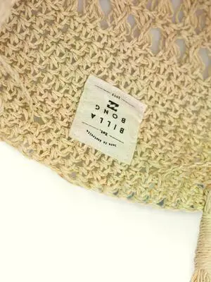 BILLABONG Crochet Knit Drawstring Shoulder Bag