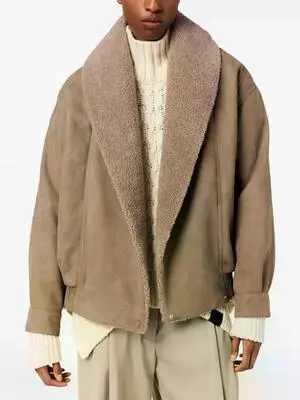 Stella McCartney Faux-shearling-trim Bomber Jacket
