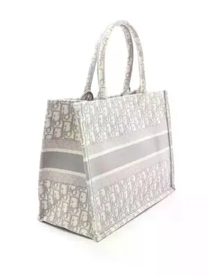 Dior 2000-2026 Medium Oblique Canvas Book Tote Bag