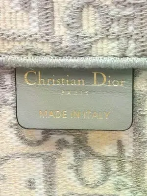 Dior 2000-2026 Medium Oblique Canvas Book Tote Bag