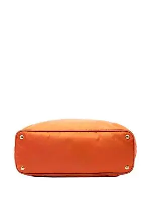 Prada 2010-2026 Saffiano Trimmed Tessuto Tote Bag