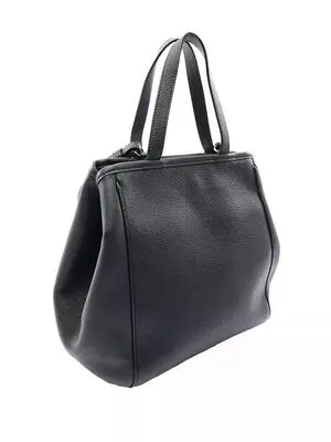Celine 2010-2026 Small Leather Foldable Tote Satchel
